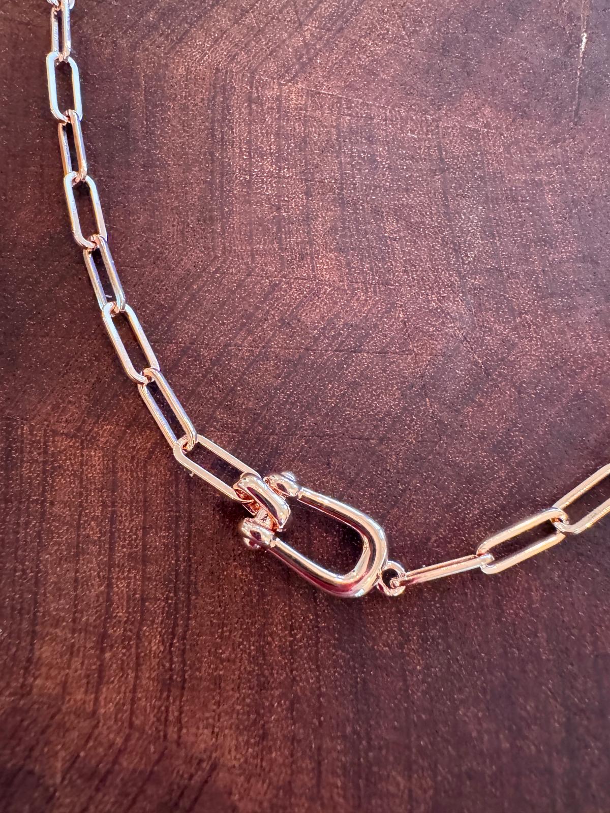 Italian Status Long Necklace with Custom Clasp