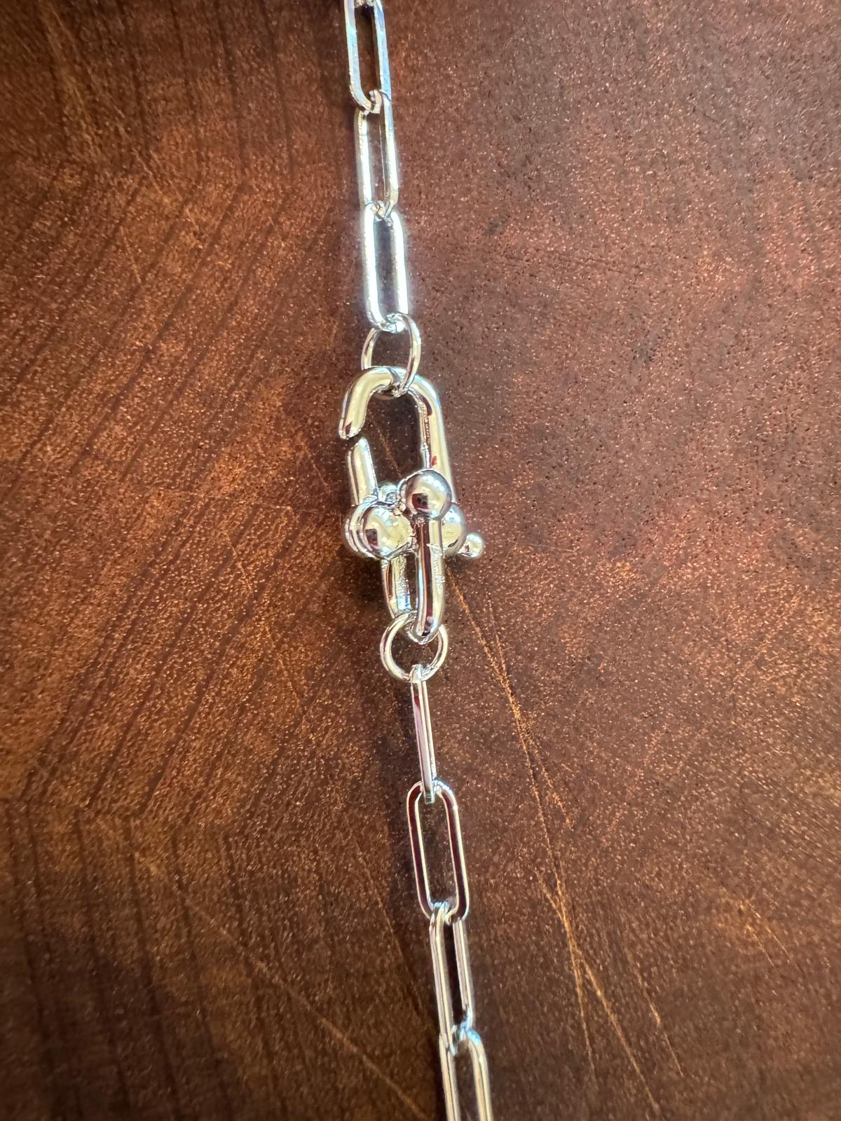 Italian Status Long Necklace with Custom Clasp