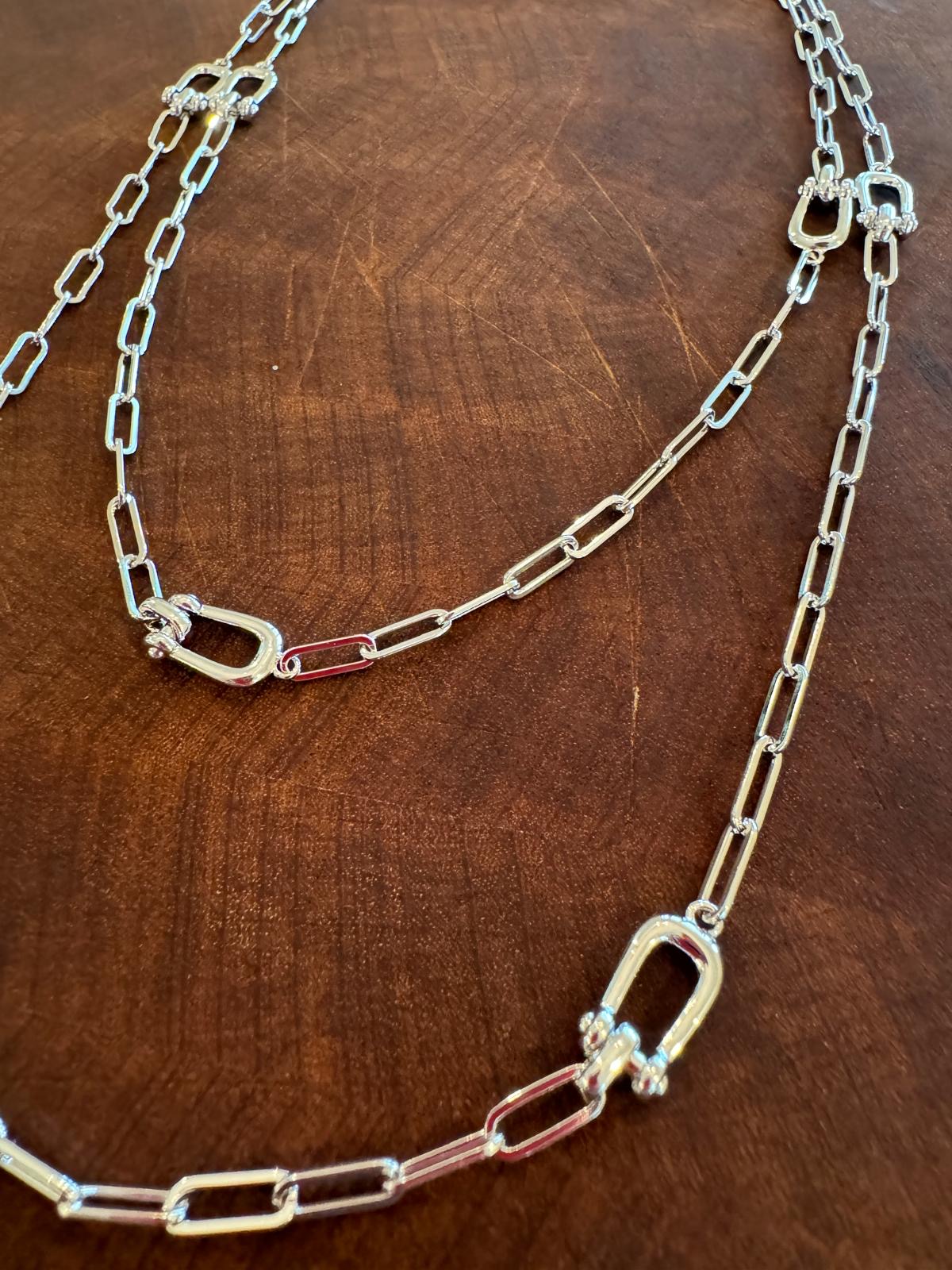 Italian Status Long Necklace with Custom Clasp