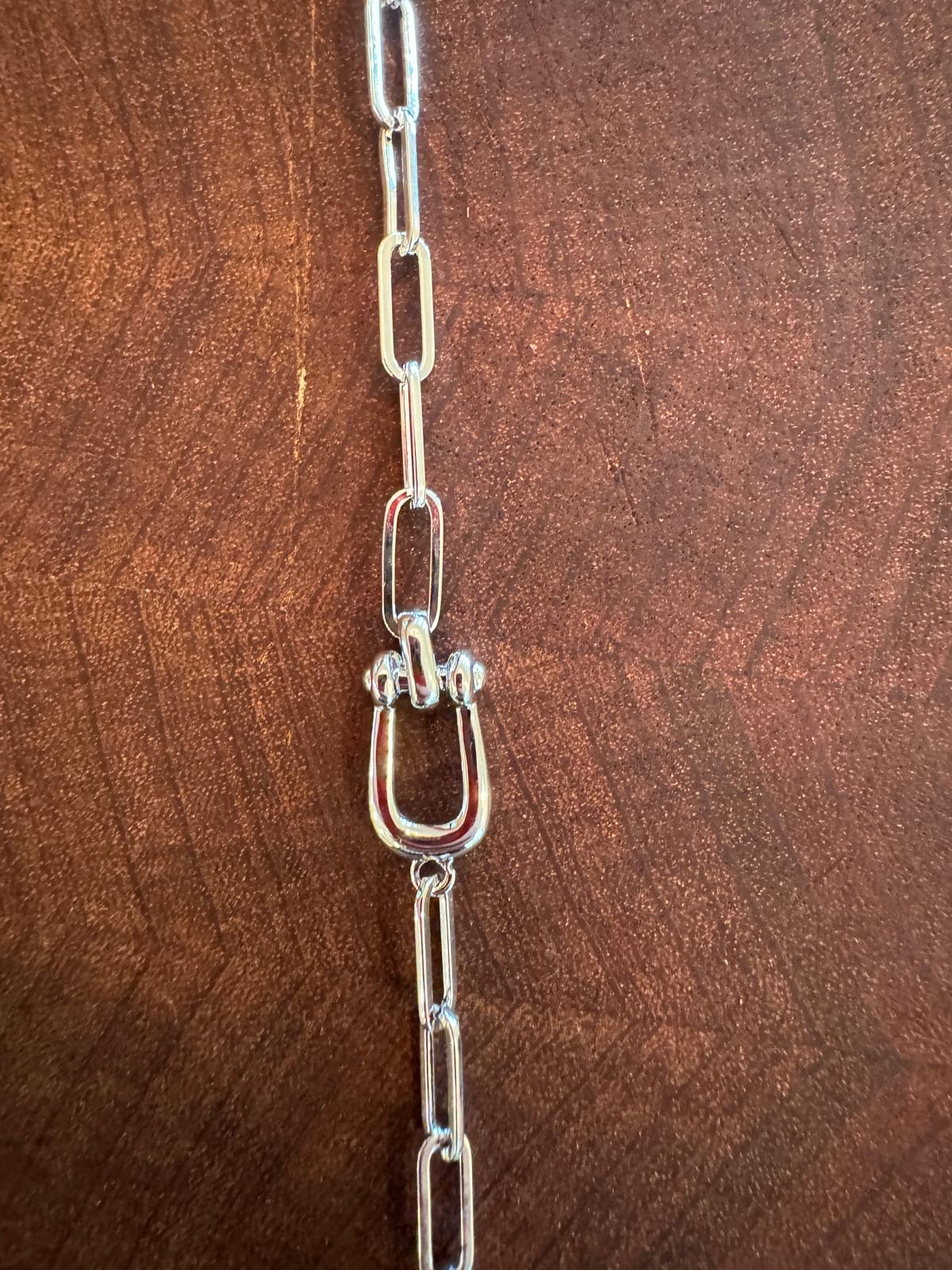 Italian Status Long Necklace with Custom Clasp