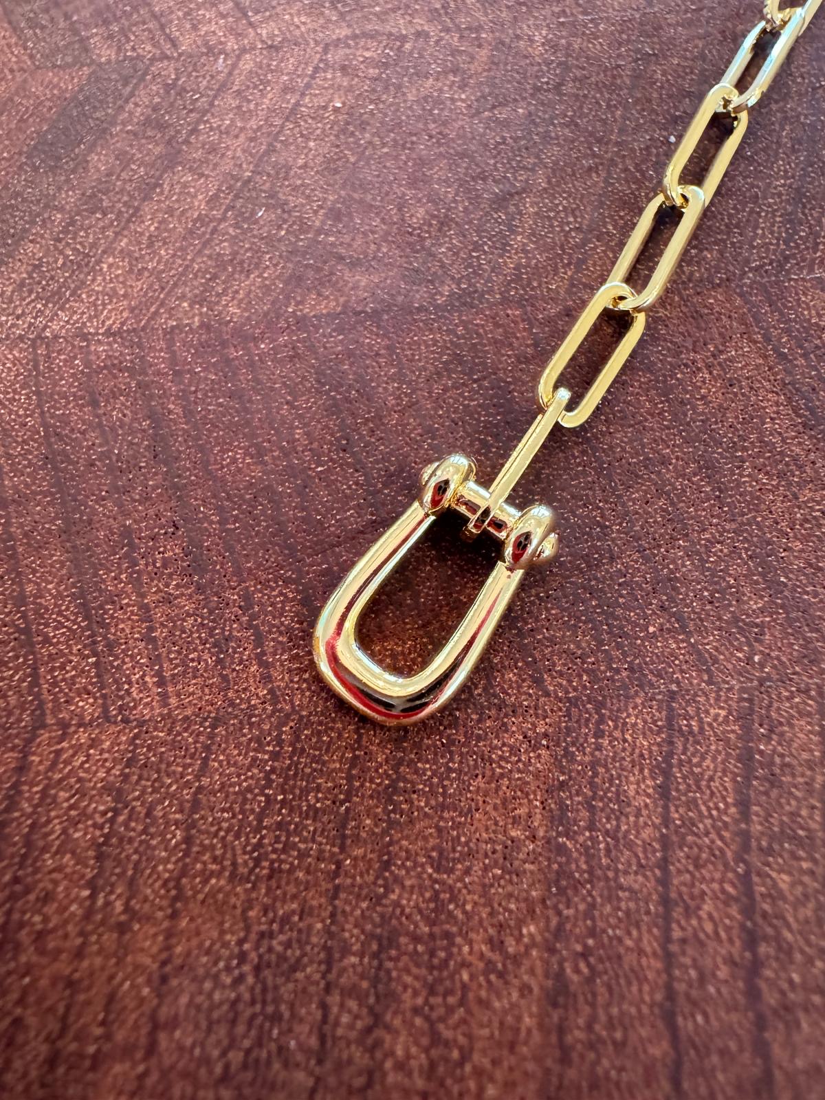 Italian Status Bracelet with Equestrian Toggle Clasp