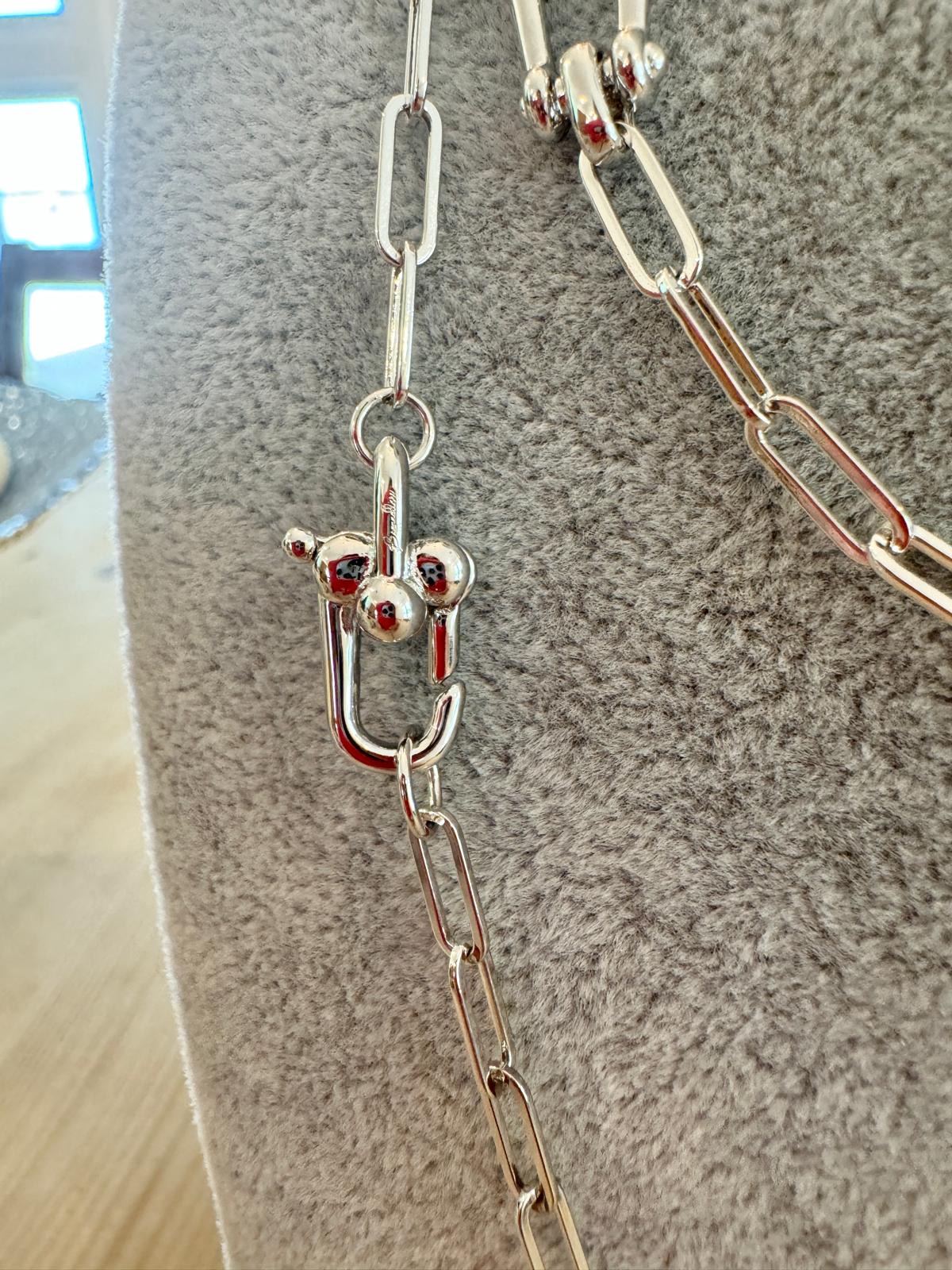 Italian Status Long Necklace with Custom Clasp