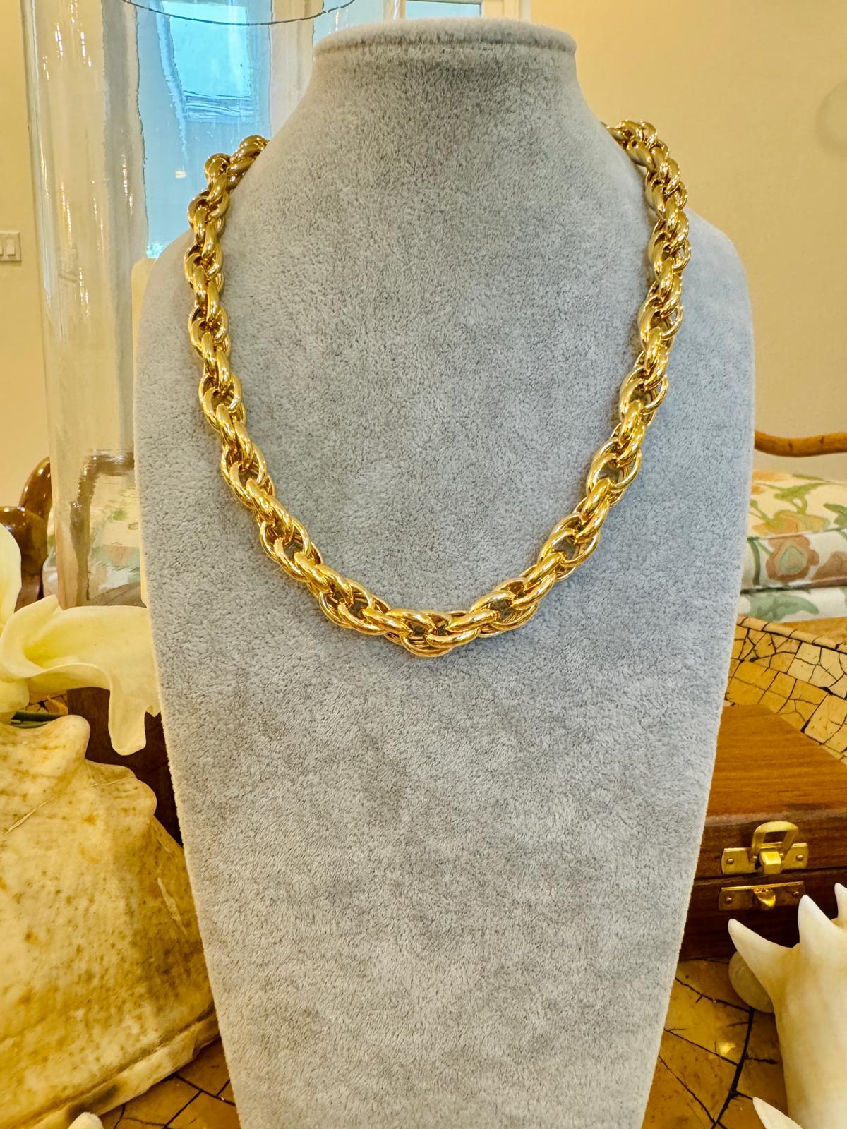 Handmade Italian Double Rolo Status Link Chain